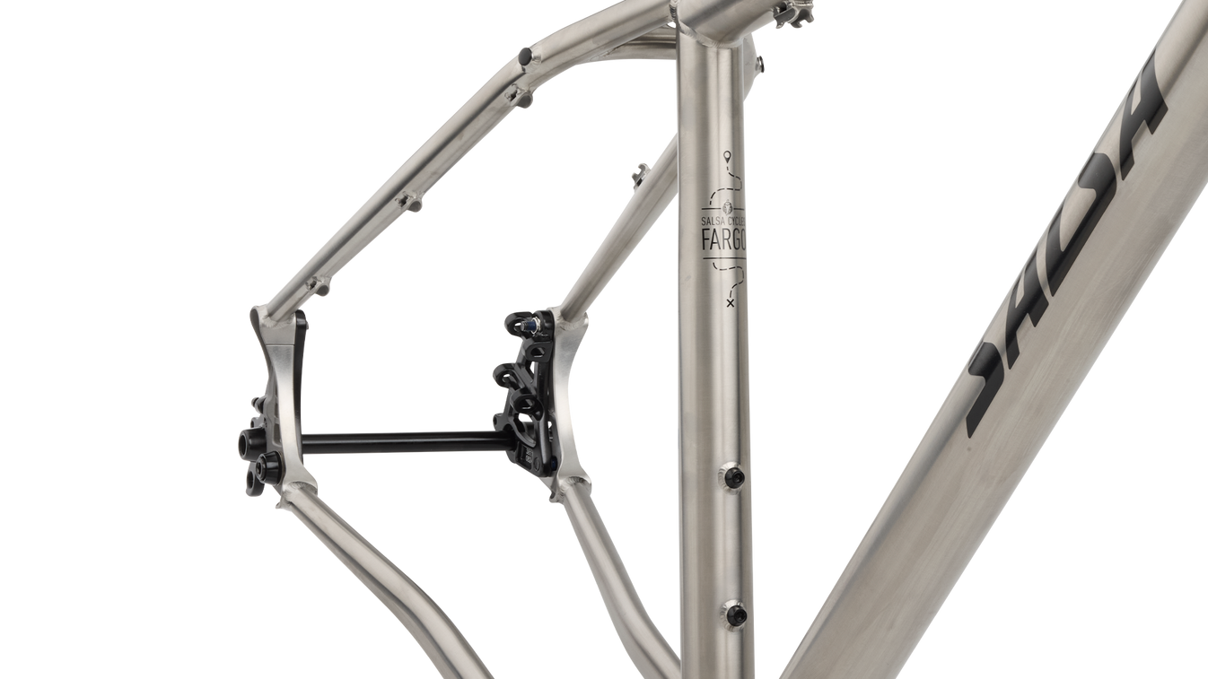 Titanium bikepacking bike – Salsa Fargo Titanium Frameset – Salsa Cycles