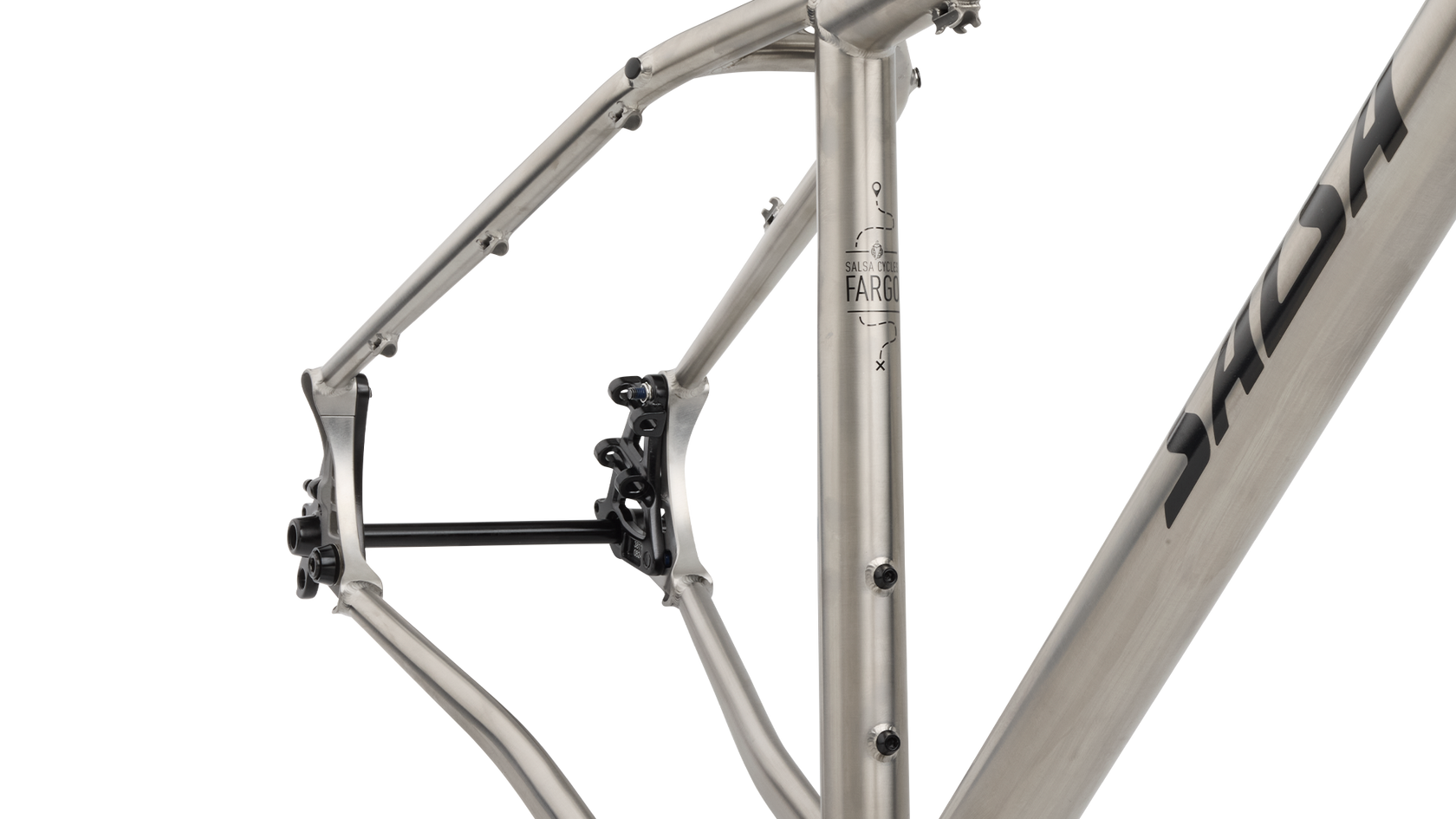 Titanium bikepacking bike – Salsa Fargo Titanium Frameset – Salsa Cycles